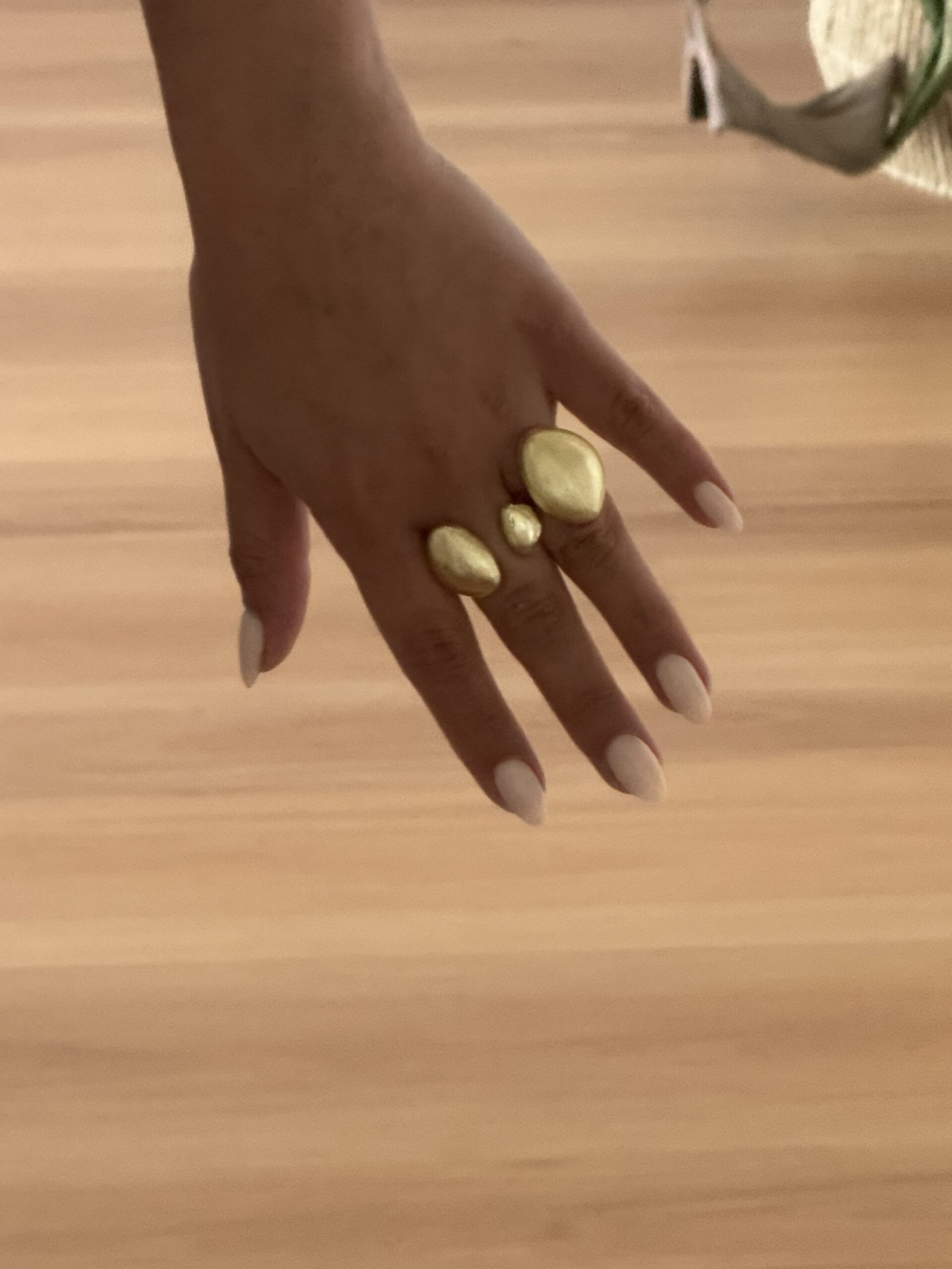 Jasmine Adjustable Ring - Matte Finish - SINAI Jewellery