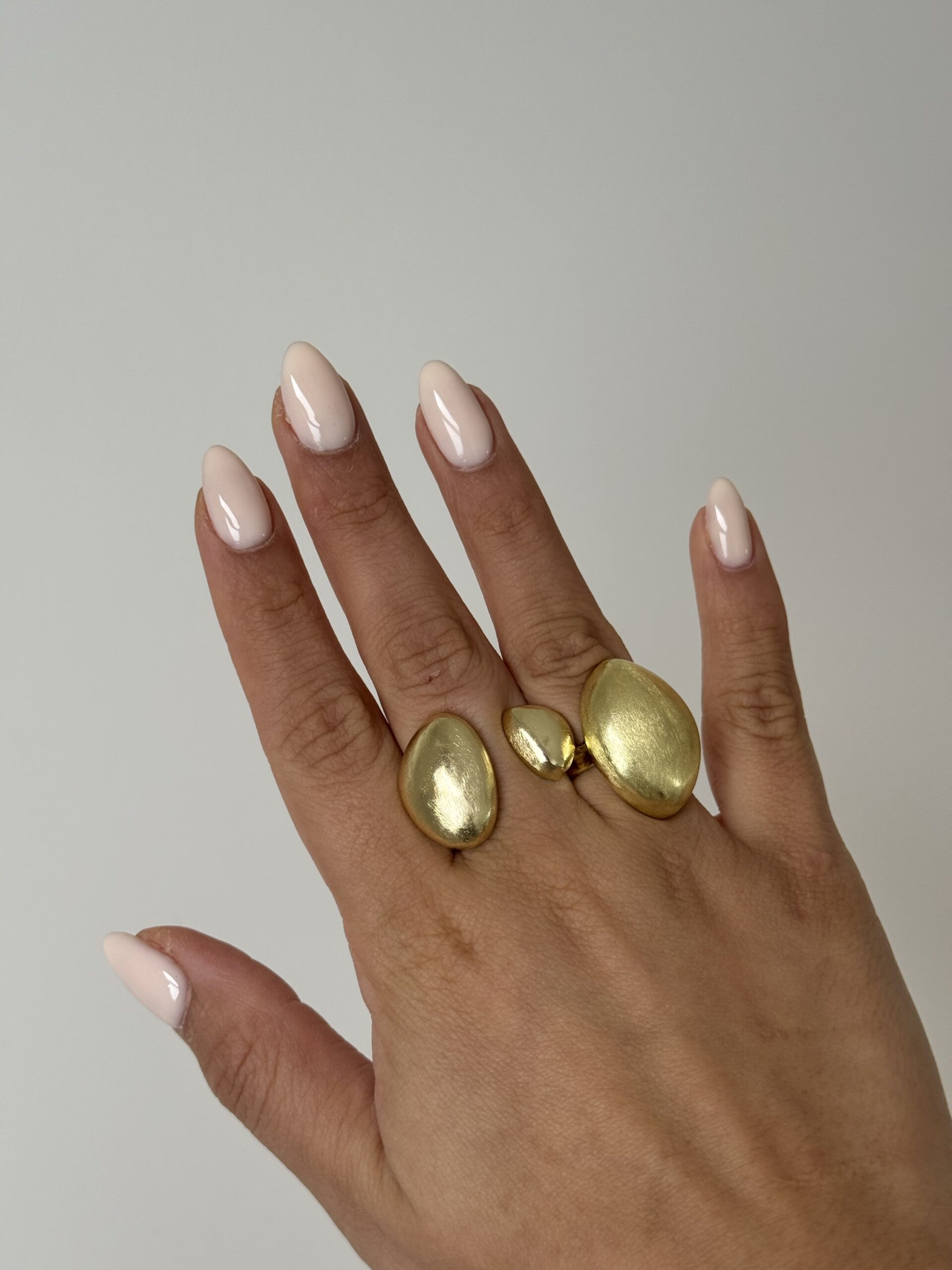 Jasmine Duo Adjustable Ring - Matte Finish - SINAI Jewellery